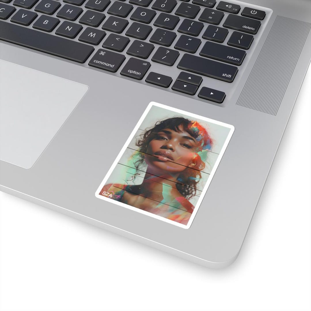 Ethereal SZA Sticker, Music Lover Gift, Double Exposure Decal, Boho ...