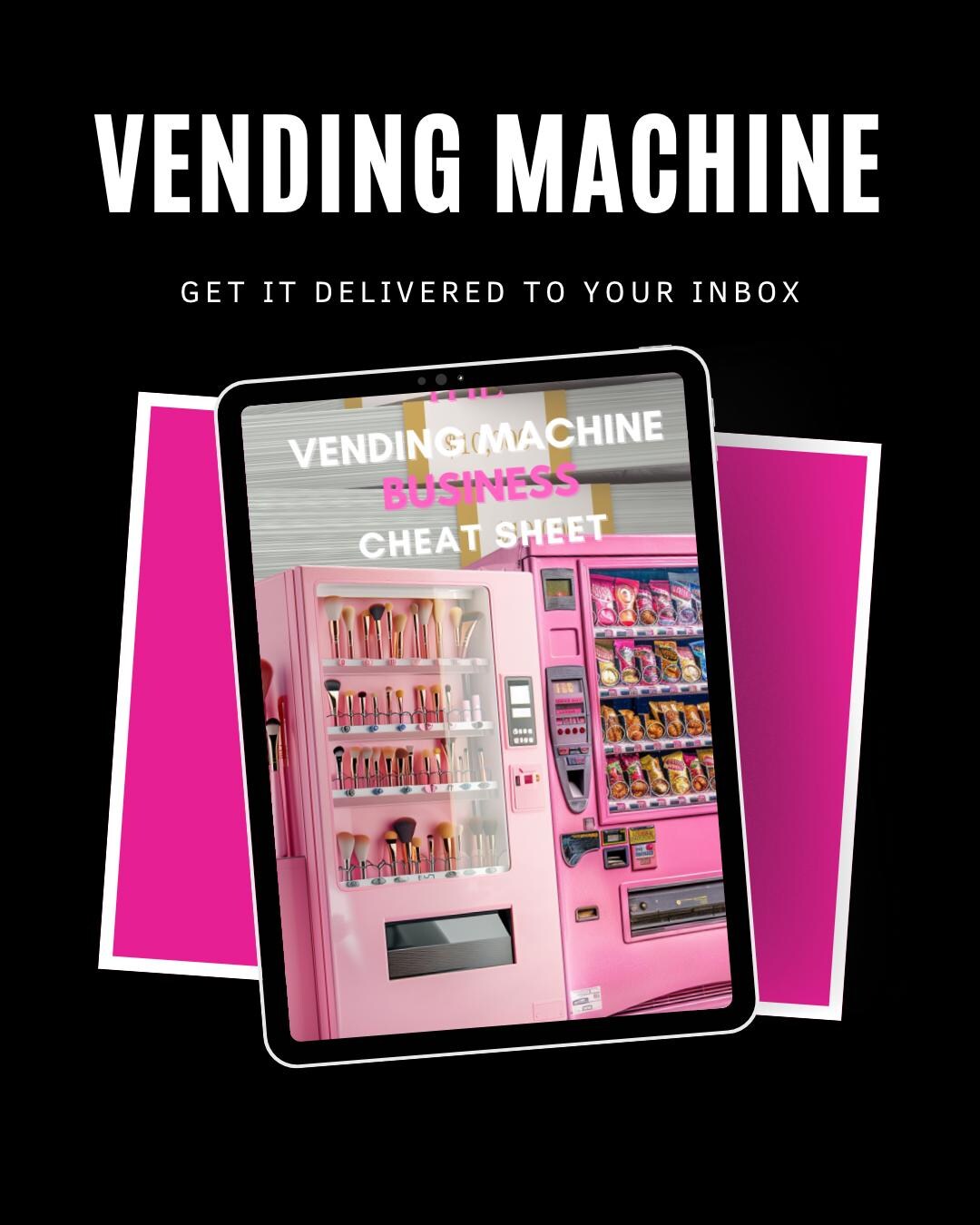 Vending Machine Business Cheat Sheet: Passive Income Guide (resellable ...