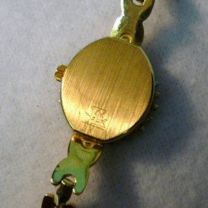 Jacques Prevard 14 KT Gold and Diamond Watch Bracelet - Etsy