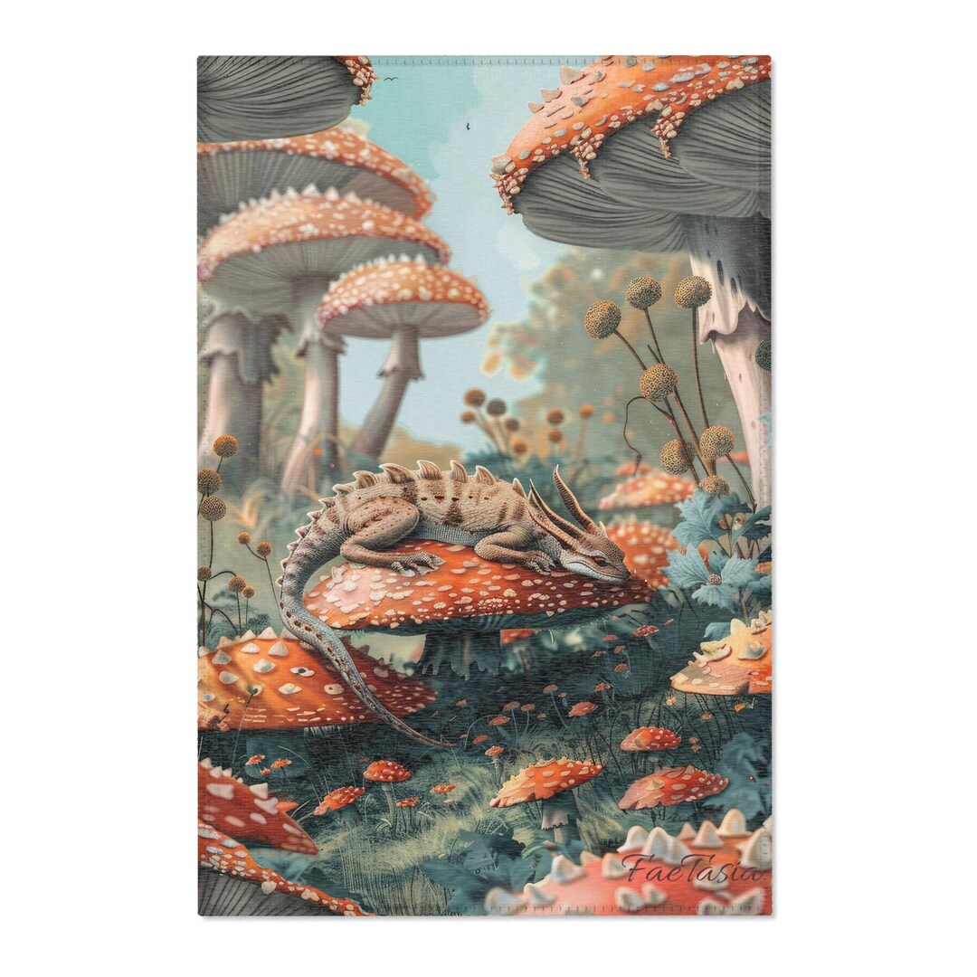 Fairycore Area Rugs, Whimsical Enchanted Forest, Fairy Rug, Fantasy ...