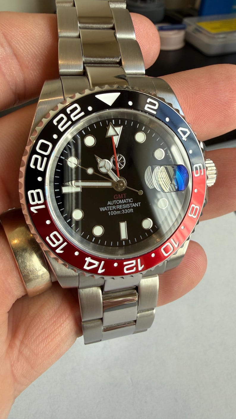 Seiko Mod GMT Watch - Etsy UK