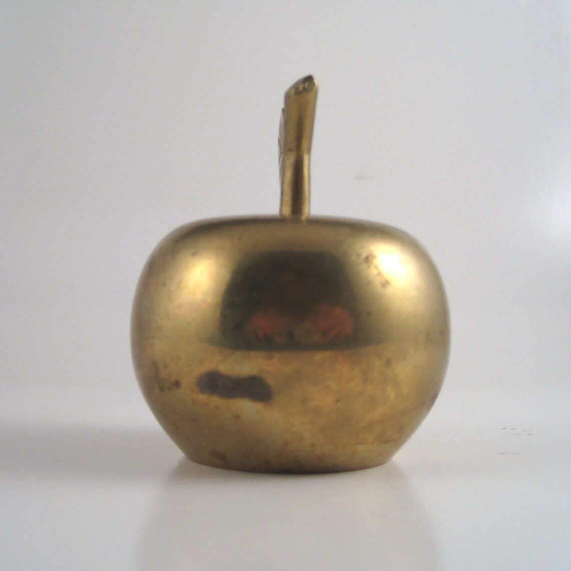 Vintage Apple Bell Brass Apple Bell Solid Brass Bell Vintage Brass ...