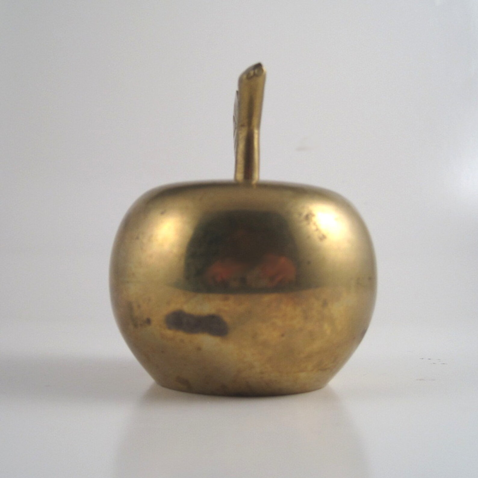 Vintage Apple Bell Brass Apple Bell Solid Brass Bell Vintage Brass ...