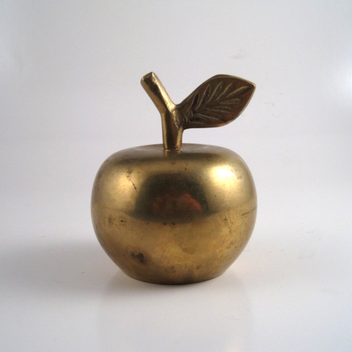 Vintage Apple Bell Brass Apple Bell Solid Brass Bell Vintage Brass ...