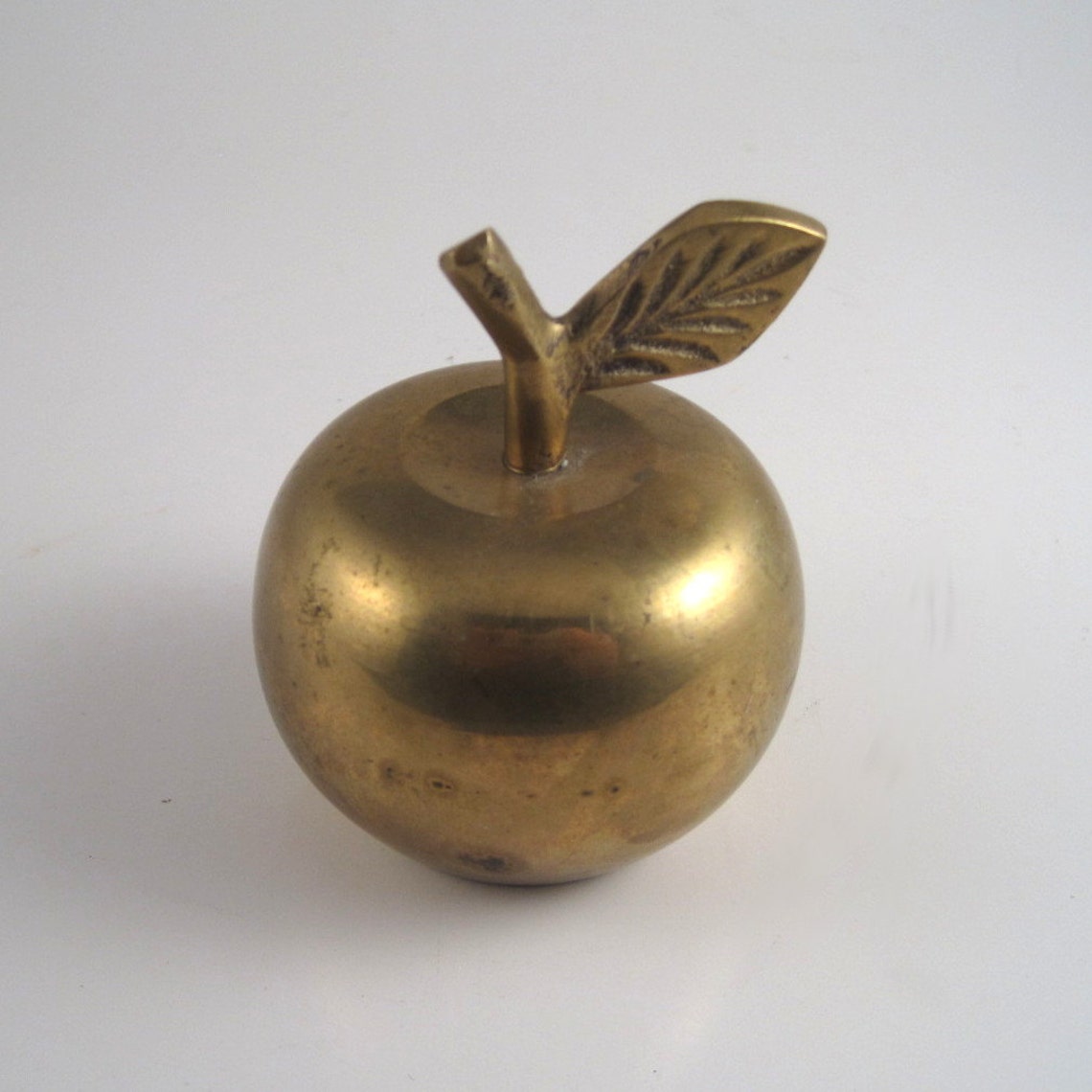Vintage Apple Bell Brass Apple Bell Solid Brass Bell Vintage Brass ...