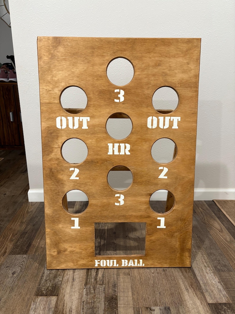 Bean Bag Baseball Game - Outdoor Lawn Game, Customizable Colors, Family ...