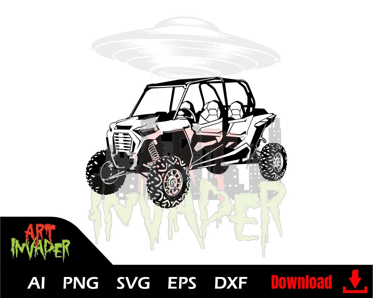 Polaris RZR Svg, Polaris Vector Illustration Svg Cutfile Digital ...