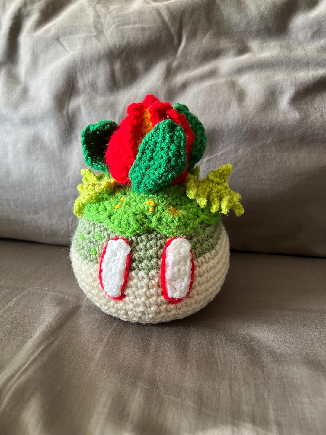 Crochet Slime Plushie: Genshin Impact Dendro Slime | Amigurumi | Plush ...