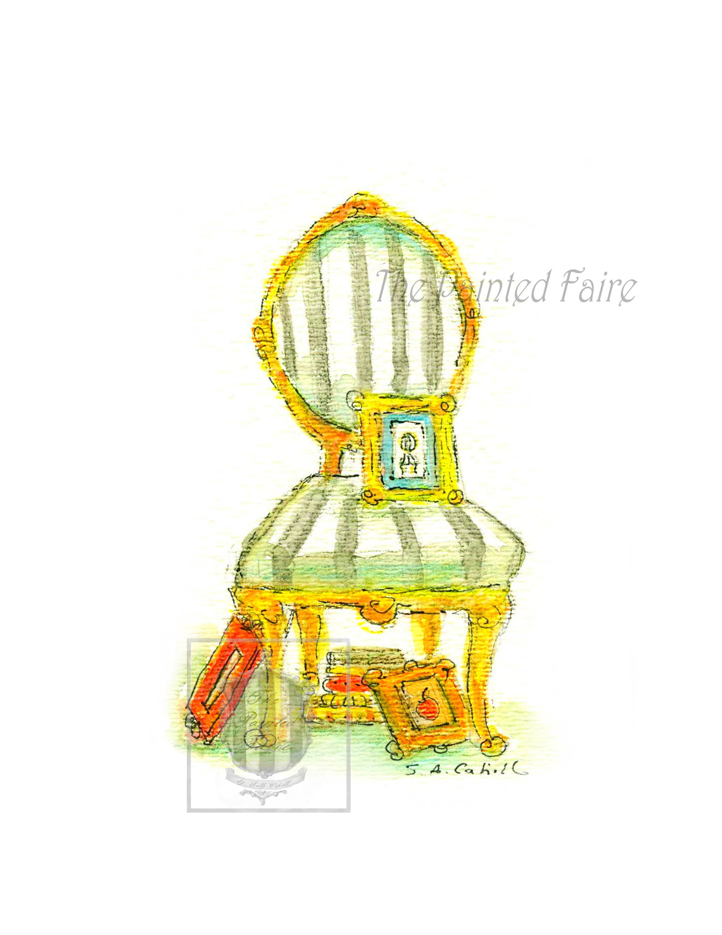 Digital Art Print Collection, Wall Decor, Instant Download, Chair Art ...