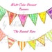 Pennant Banner Clip Art, Digital Banner, Clip Art Bunting, Clip Art ...