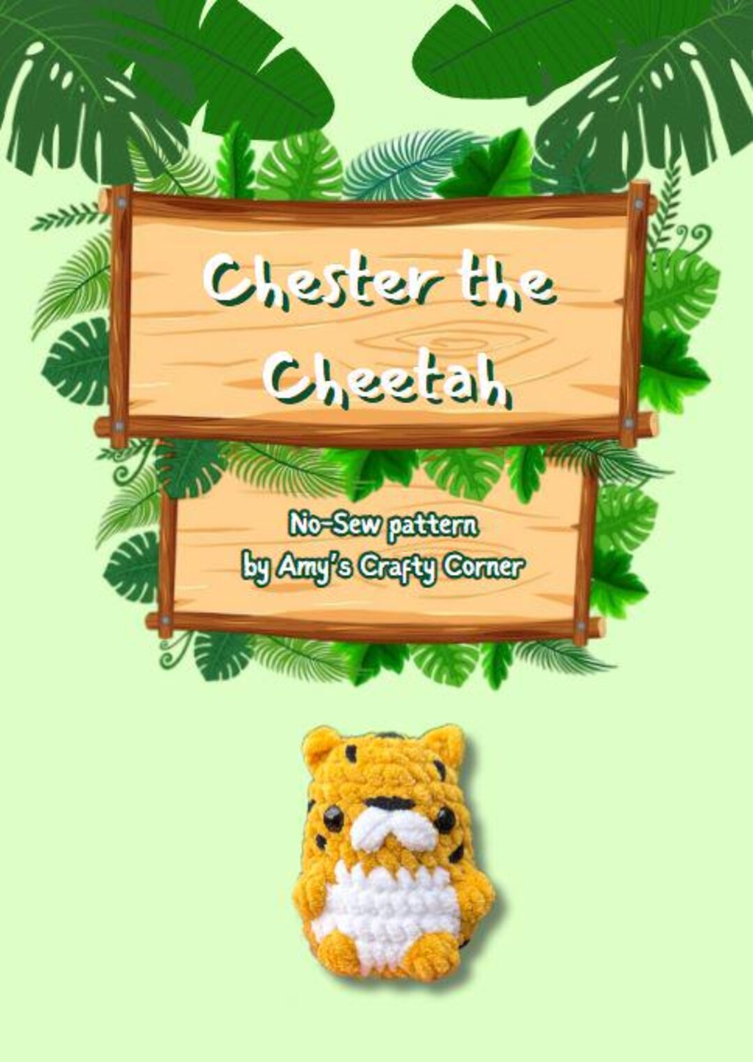 Chester the Cheetah - No Sew Crochet Pattern /amigurumi/cat Crochet ...