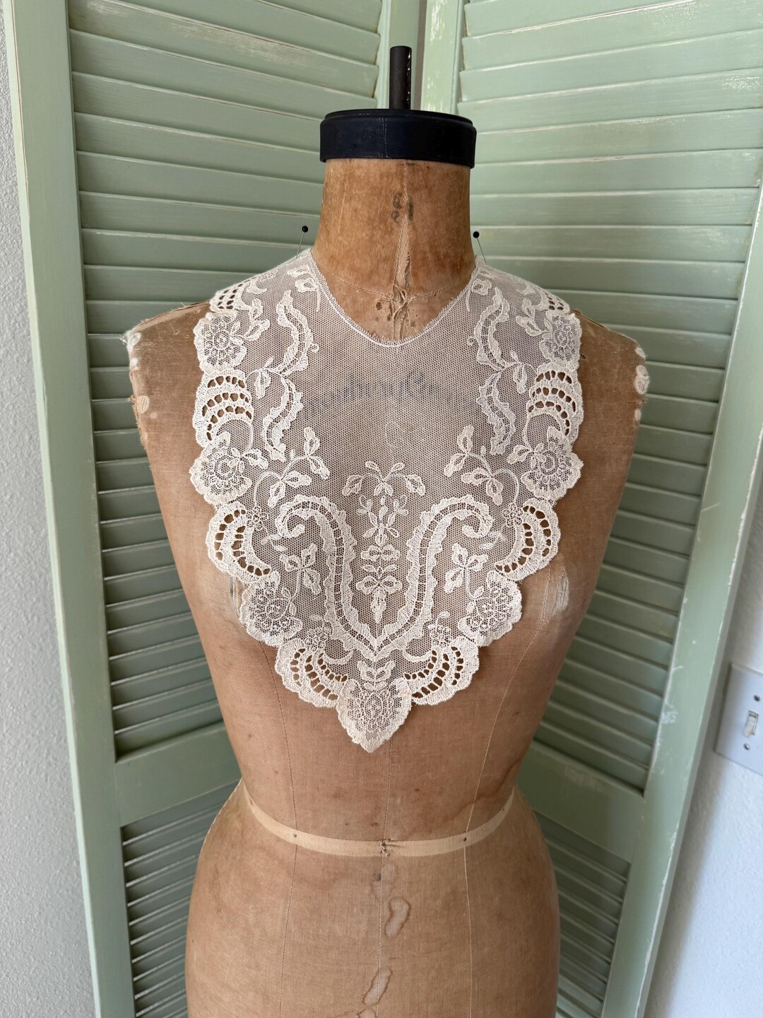 Vintage Ecru Lace Bodice Panel for Dressmaking - Etsy