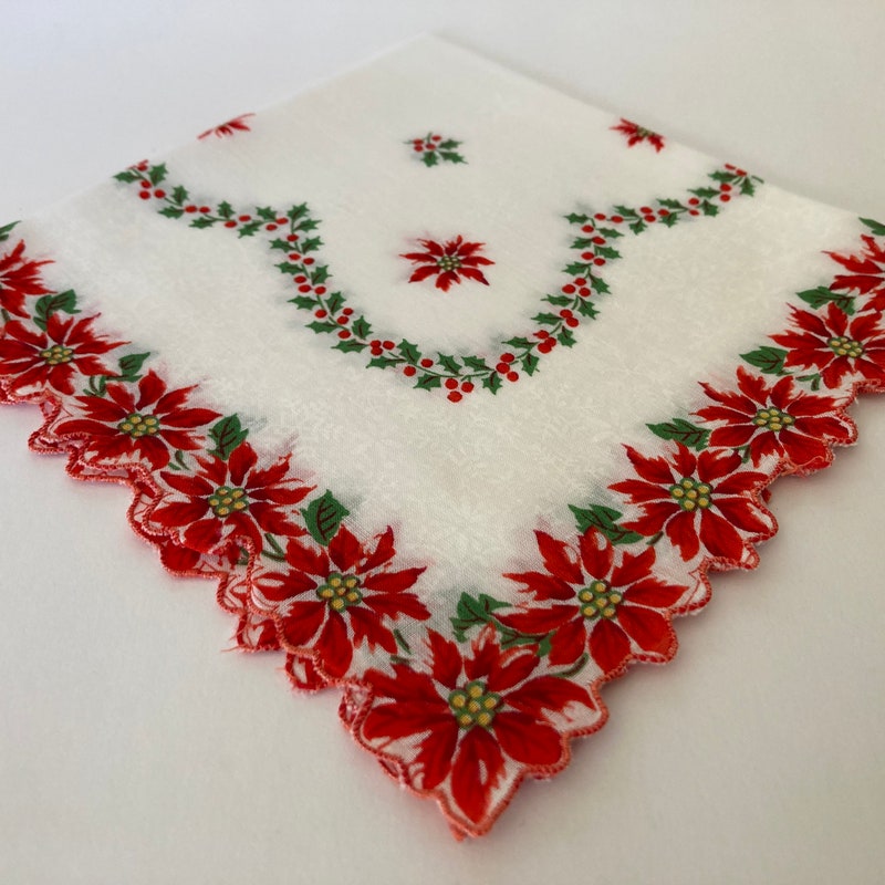 Christmas Hankie - Etsy