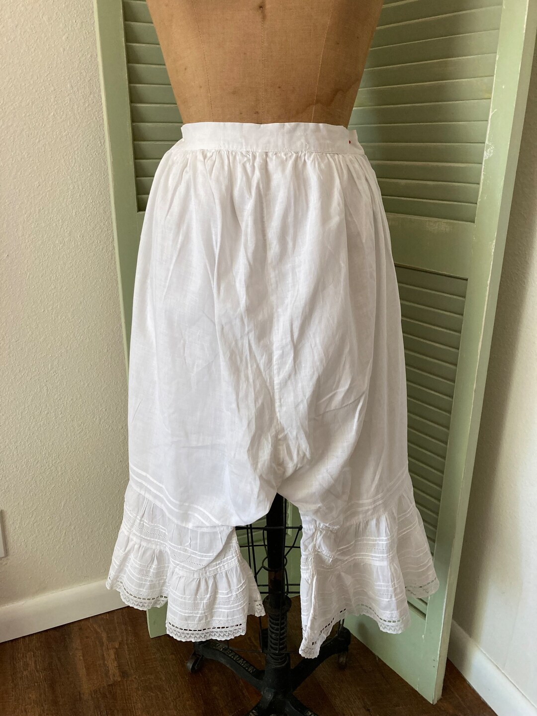 Antique Victorian White Cotton Ladies Bloomers - Etsy