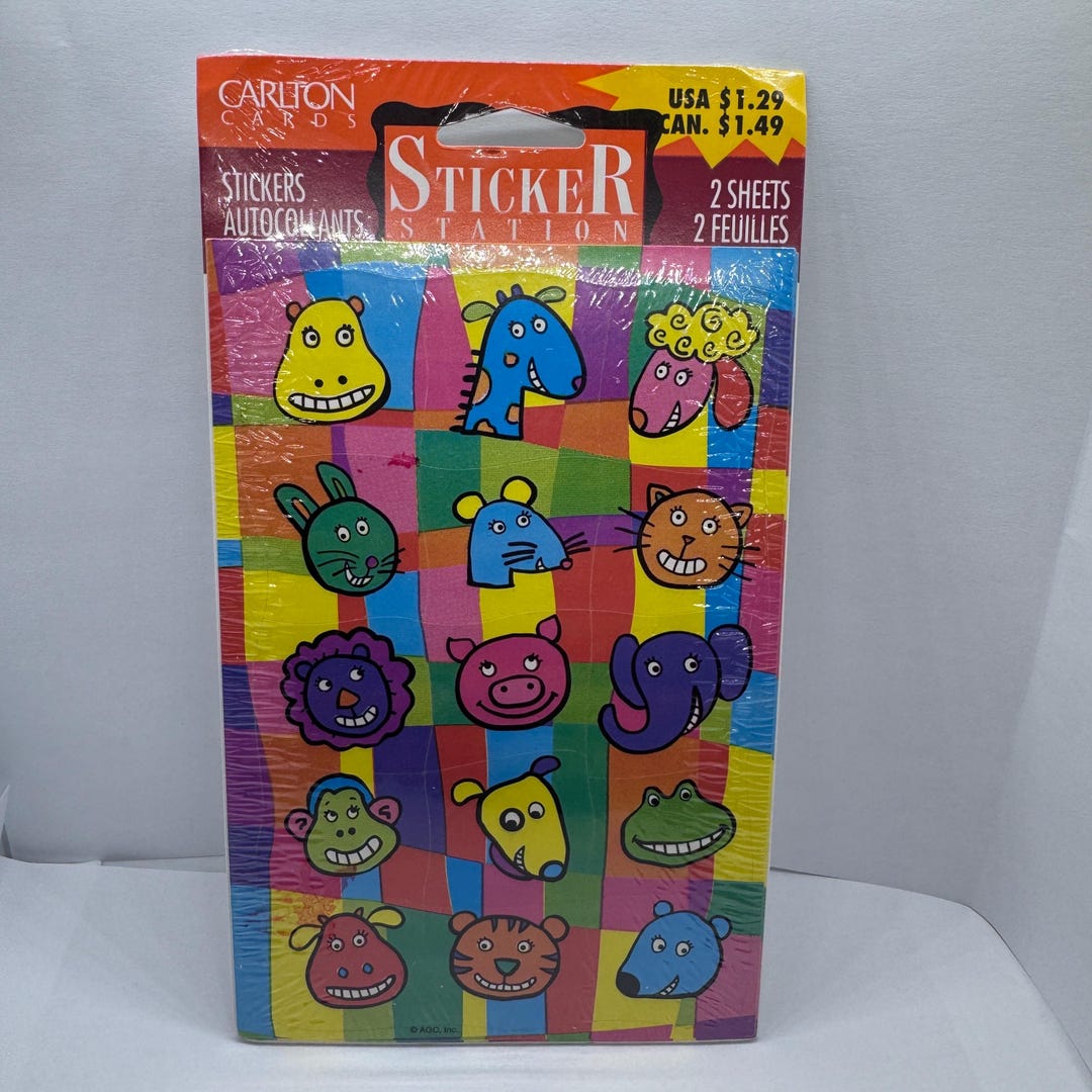 Vintage Muppets Panda Party Sticker Package. SEALED Set of 4 Sheets ...