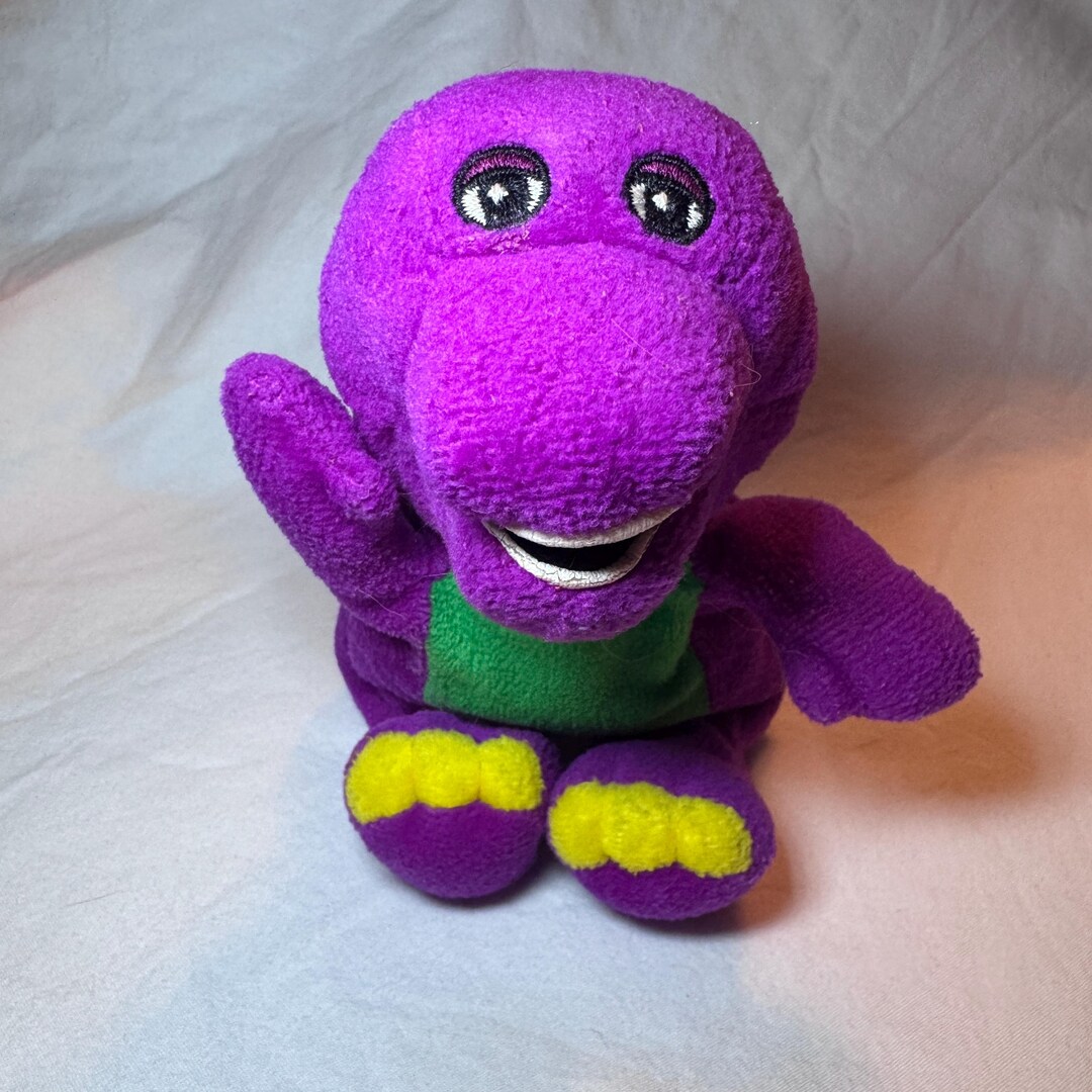 90s Barney the Dinosaur Plush. 7 Inch. Great Used Condition. Purple ...