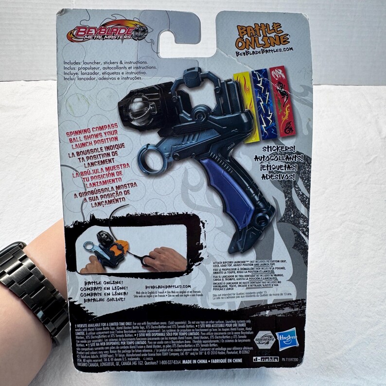 2010 Beyblade Metal Masters Performance Top System Beylauncher Gear ...