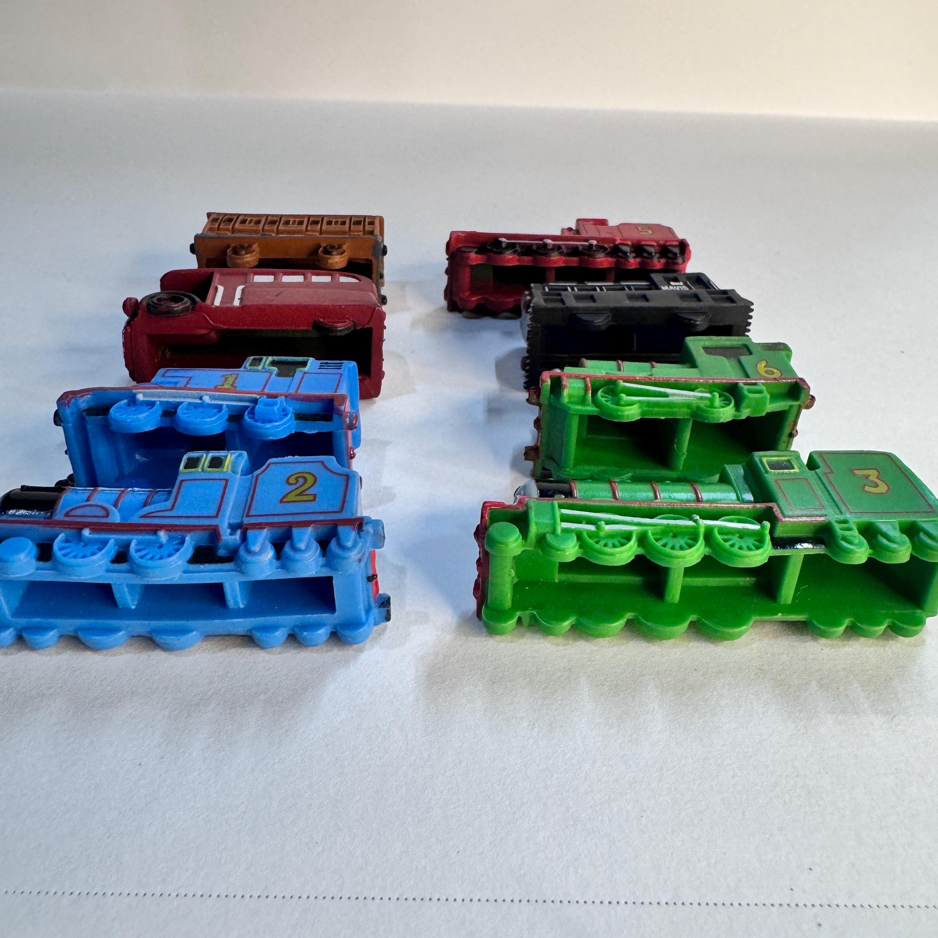 Set of 8 Thomas & Friends PVC Rubber Tank Engines. Train Theme Cake ...