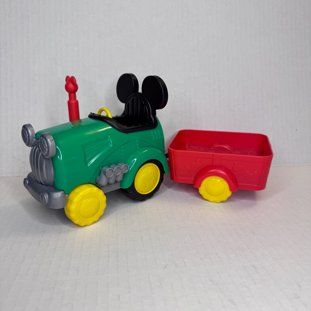 Mickey Mouse Barnyard Fun Tractor and Trailor. Multicolor. Fun for All ...