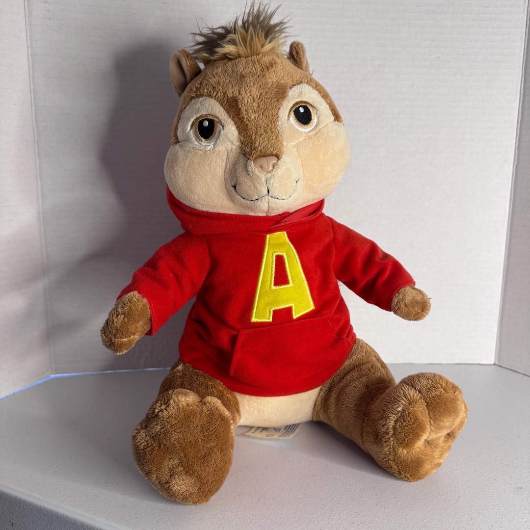 BAB Alvin From Alvin the Chipmunks With Red Sweater. 13” Build-a-bear ...