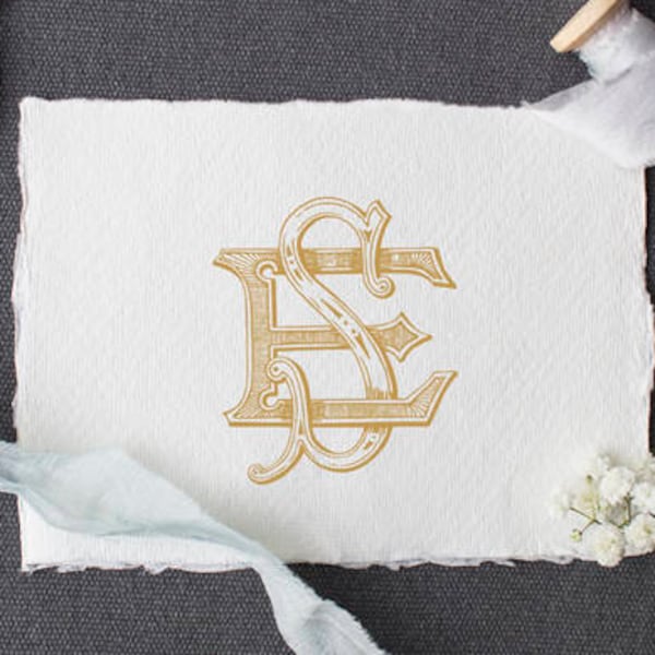 E Monogram - Etsy