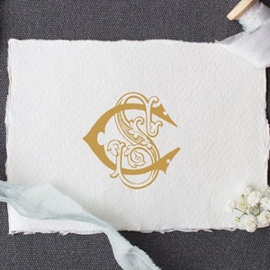 Vintage Monogram CS SC Digital Download S C - Etsy