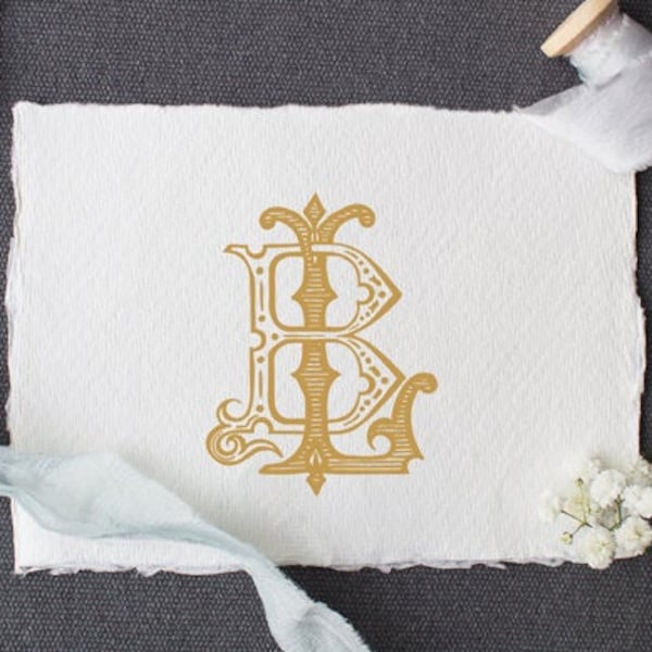 Lb Monogram - Etsy