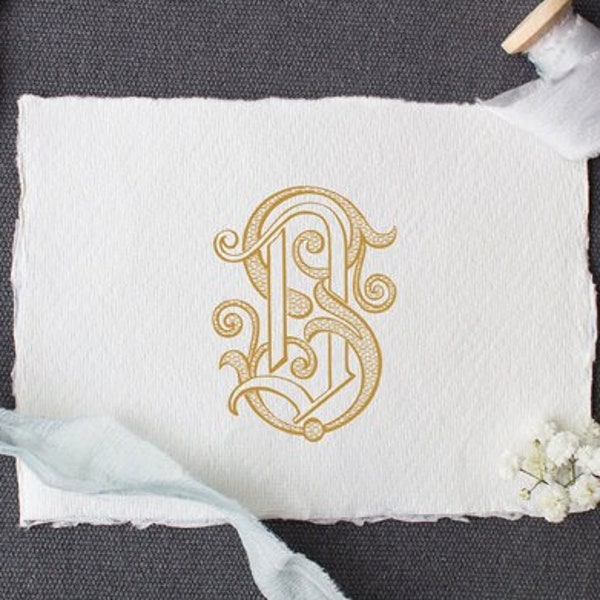 Monogram Letter S - Etsy