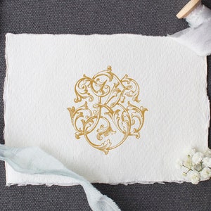 Vintage Monogram KZ ZK Digital Download K Z - Etsy