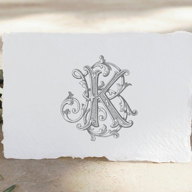 Monogram K - Etsy
