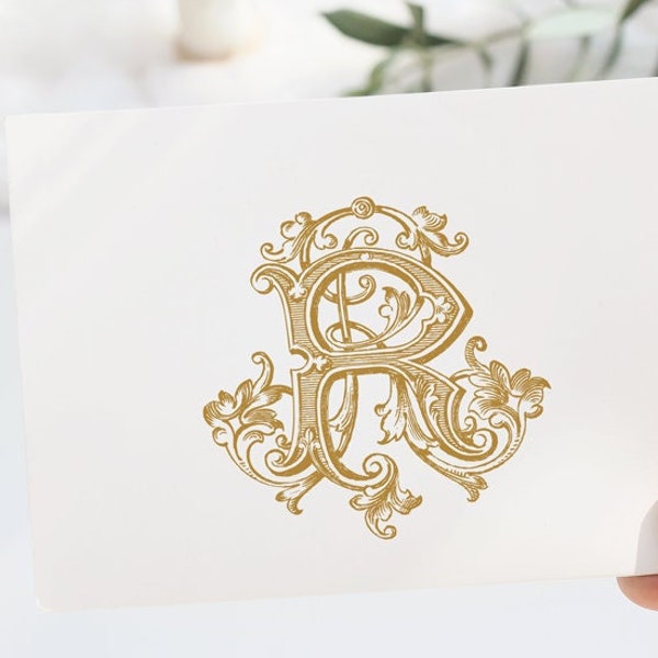 Monogram Rr - Etsy