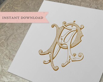 Ap Monogram | Etsy