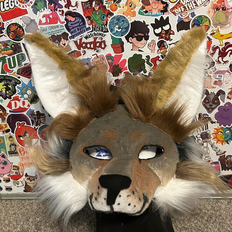 Therian Mask Coyote - Etsy