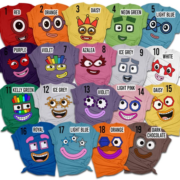 Number Blocks Costume - Etsy