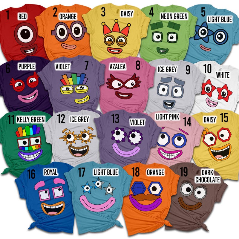 Number Blocks Costume - Etsy