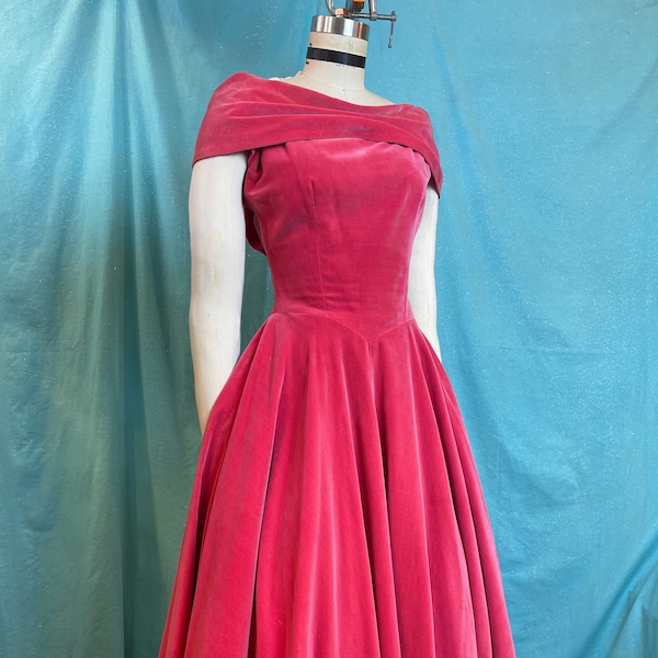 Raspberry Pink Dress - Etsy