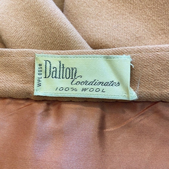 1950s W:25 DALTON tan wool saddle stitched hip pocket… - Gem