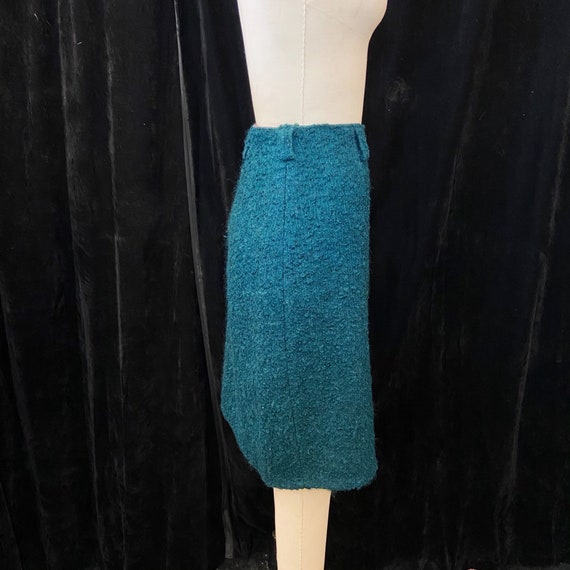 1950s/1960s W:30 ROL MOR forest green nubby wool penc… - Gem