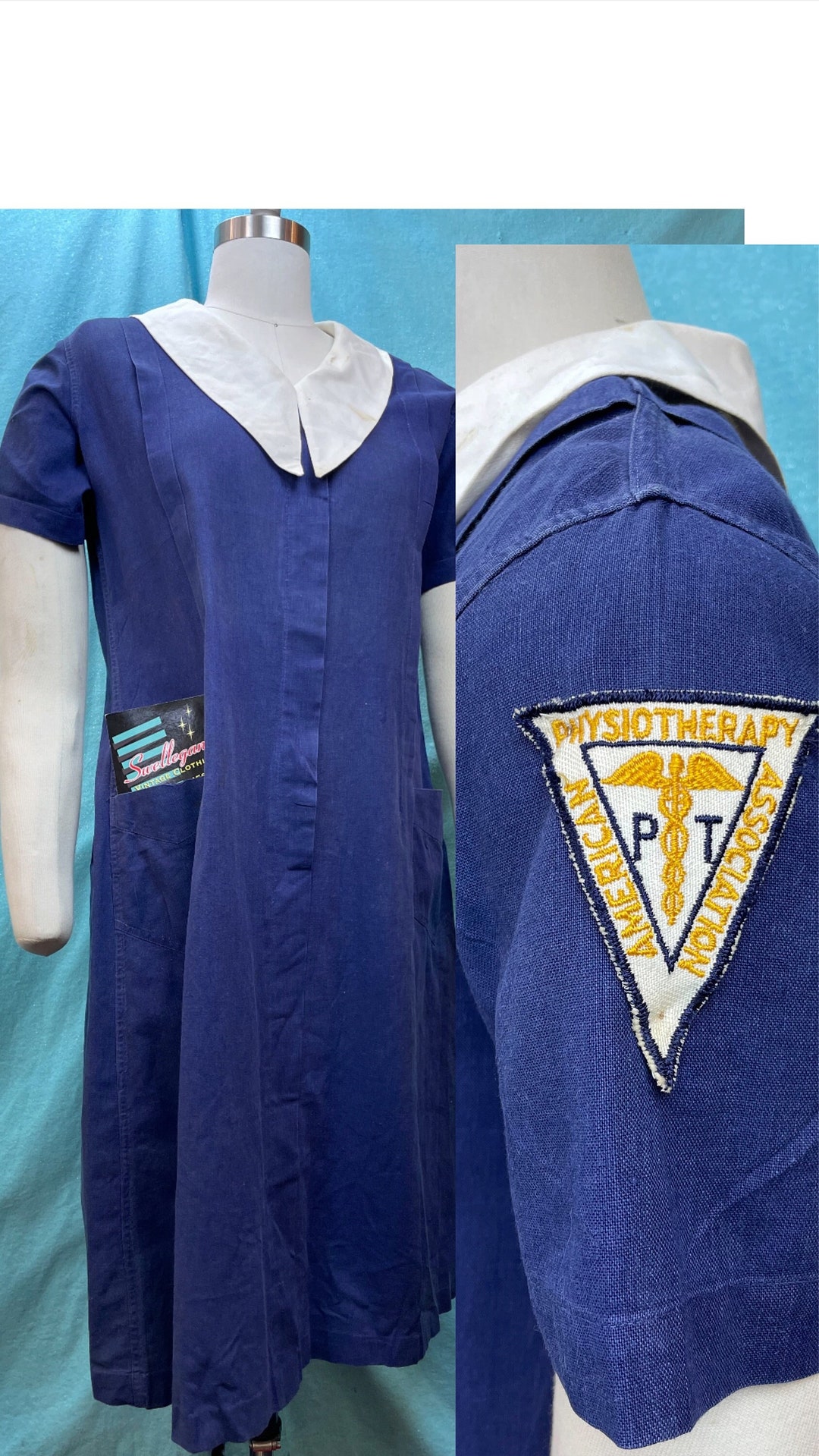 1920s/1930s B:40 Vintage 20s 30s Navy Uniform Dress American ...