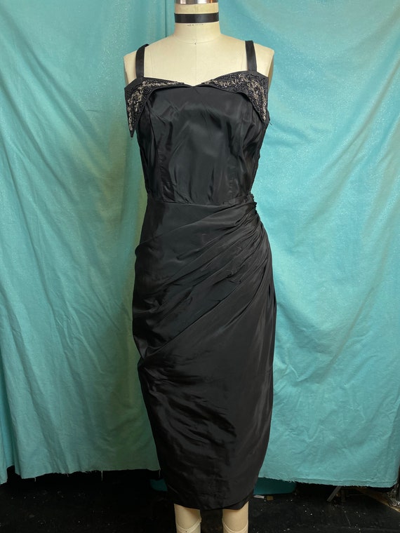 1950s/1960s W:27 Nancy Greer New York Mod Black Latte… - Gem