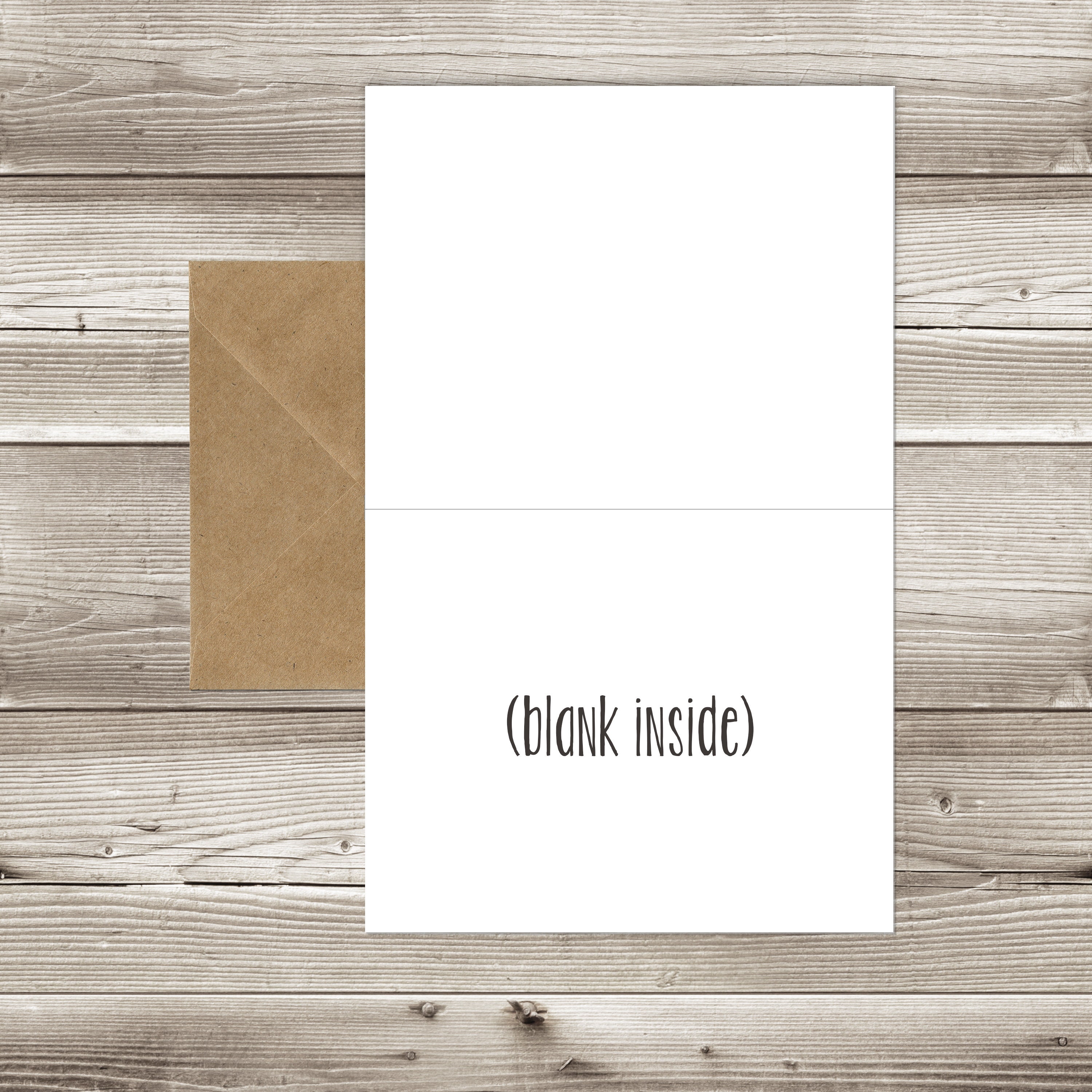 Watercolor Print Note Card Red and Blue Blank Interior - Etsy