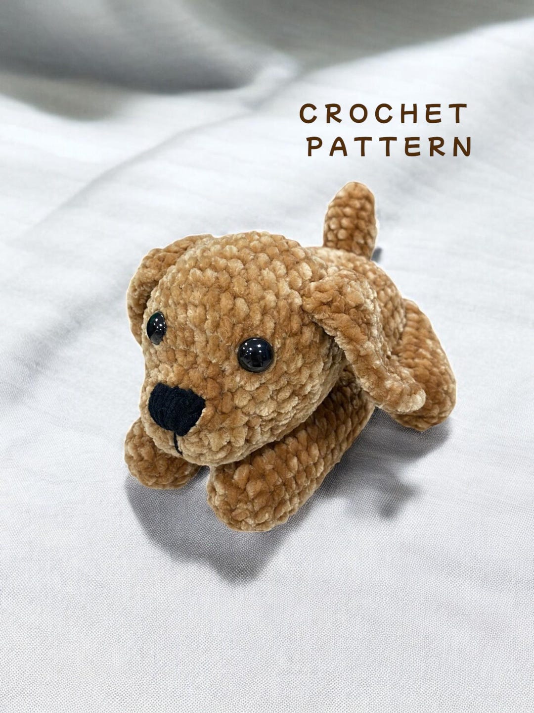 Golden Retriever Crochet Pattern: Velvet Puppy Amigurumi (PDF) - Etsy