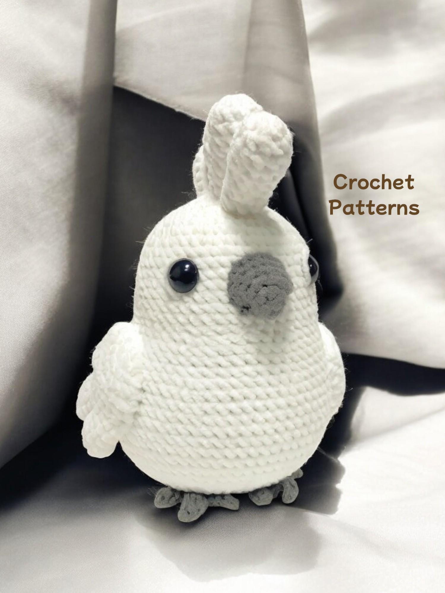 Cockatoo Amigurumi Crochet Pattern: Beginner-friendly (PDF Pattern) - Etsy