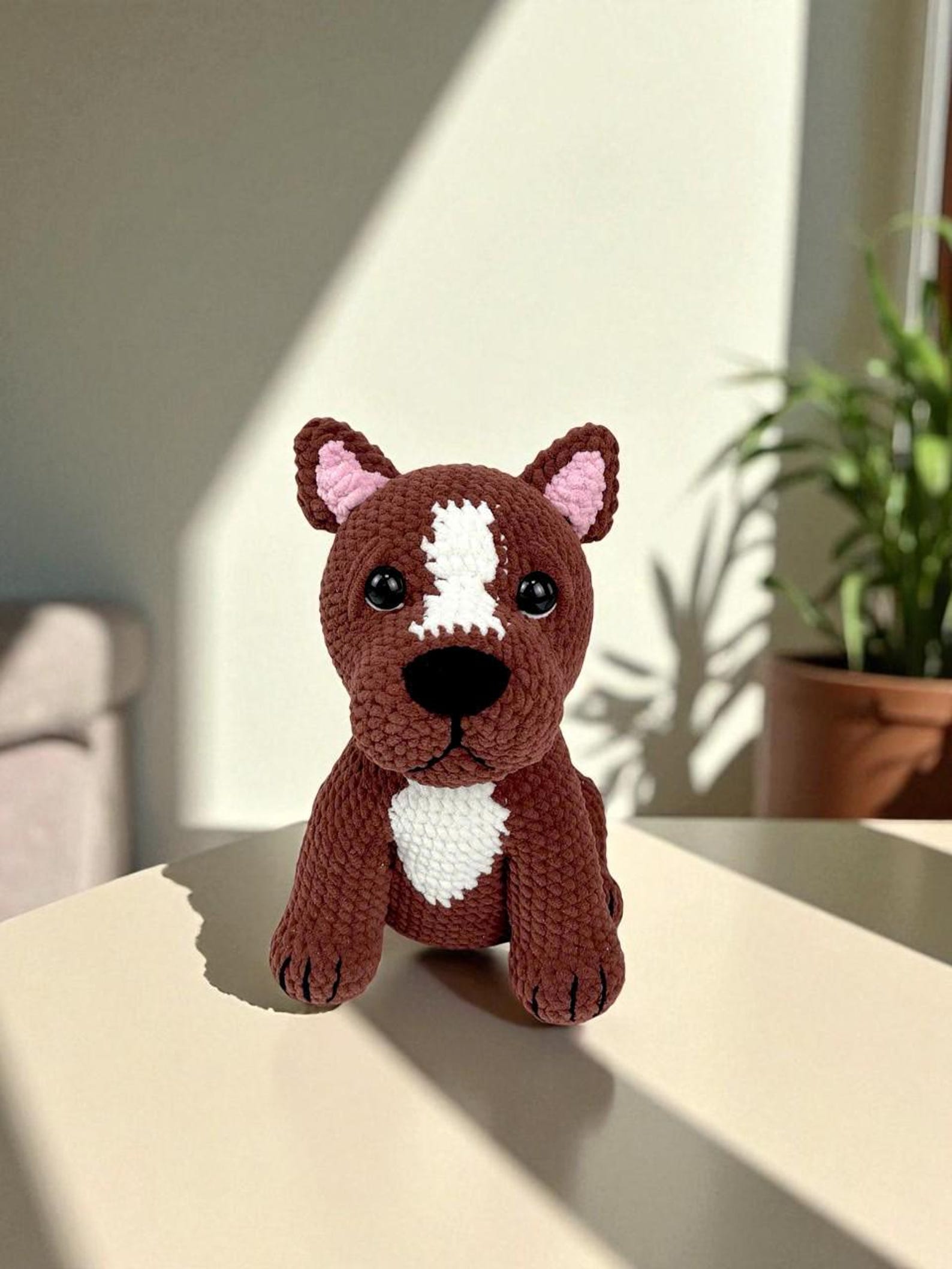 Crochet Pitbull Pattern: Amigurumi Dog DIY Tutorial (PDF Pattern) - Etsy