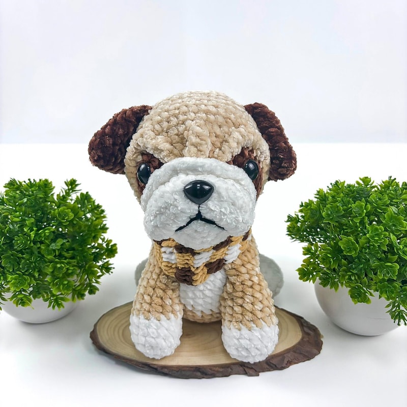 Bulldog Crochet Pattern - Etsy