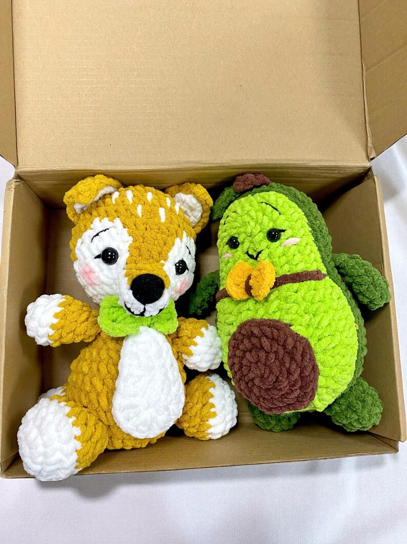 Avocado and Fox Crochet Pattern PDF Bundle: Easy Amigurumi Tutorial ...