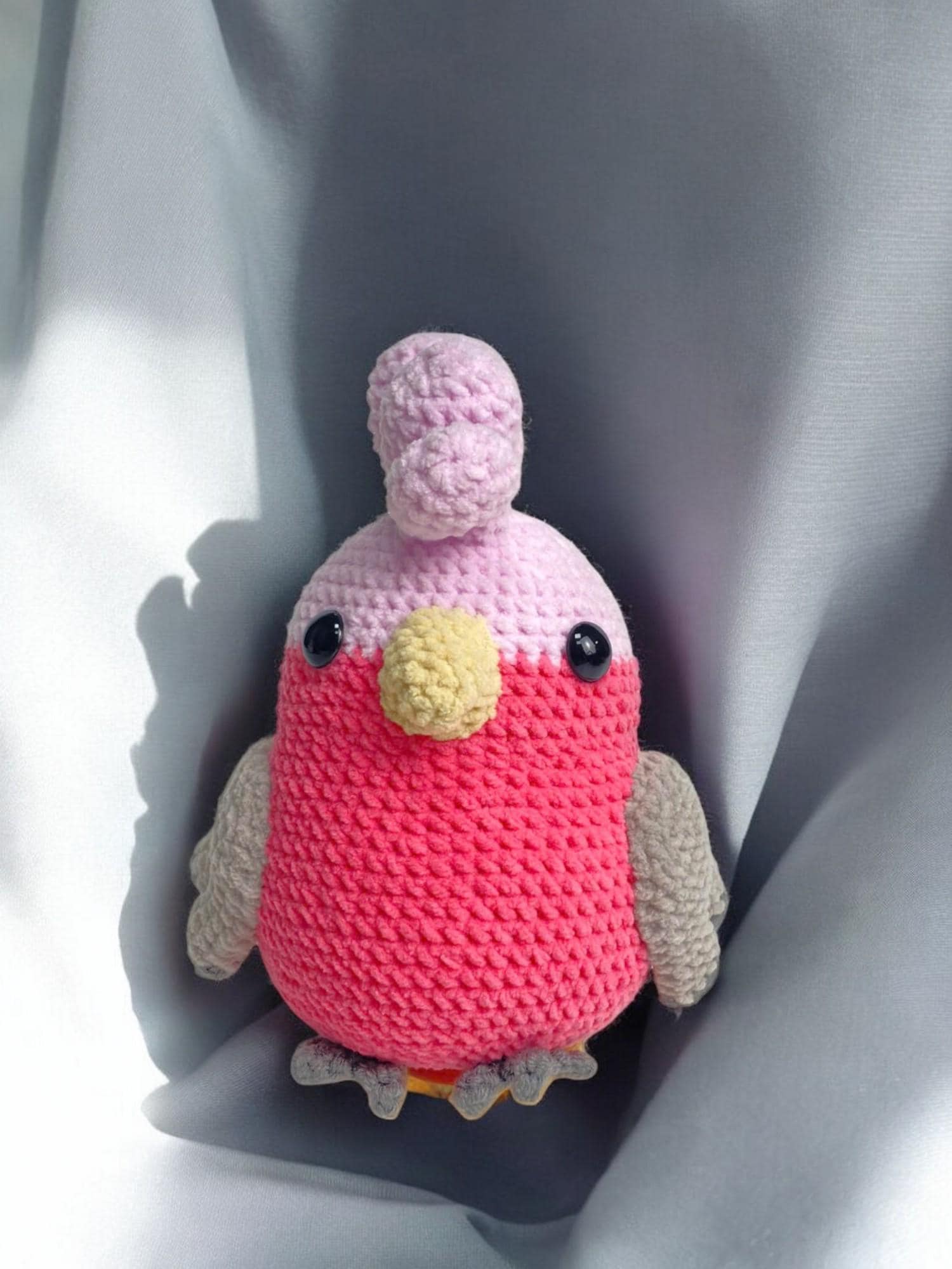 Galah Cockatoo Amigurumi Crochet Pattern (PDF) - Etsy