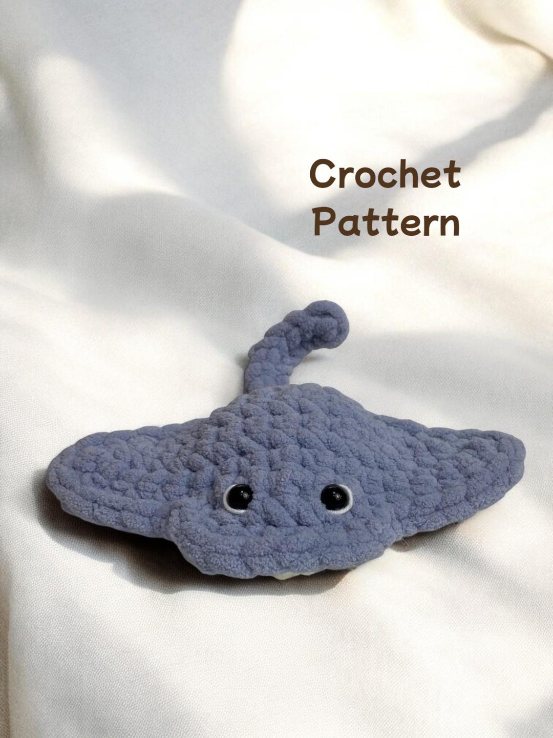 Stingray Soft Toy Sewing Pattern Perfect for Beginners, DIY Baby Gifts ...