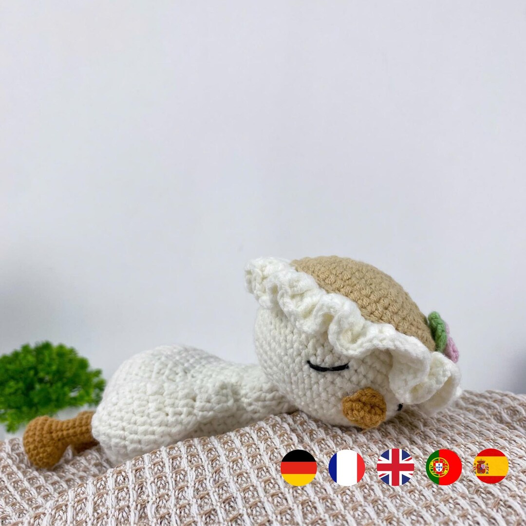 Crochet Pattern Amigurumi Snuggle Gosling Ida (english Pattern ...