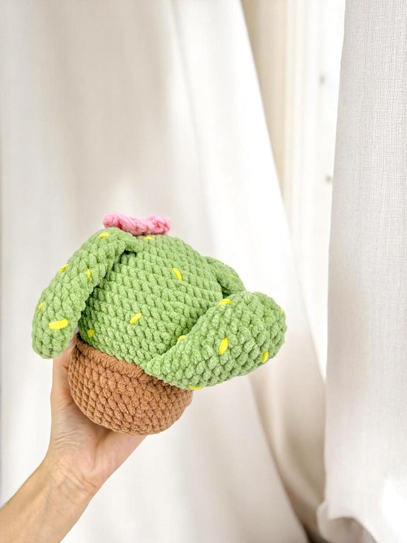 Cactus Dog Crochet Pattern: Amigurumi Puppy With Flowers (PDF Pattern ...